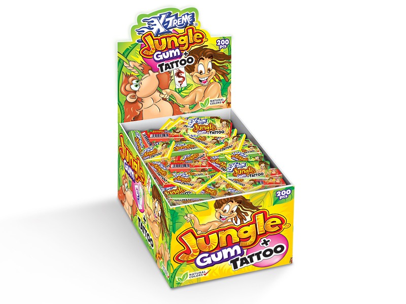 Bubble Gum Jungle Gum 200pc | Yavuz Europe