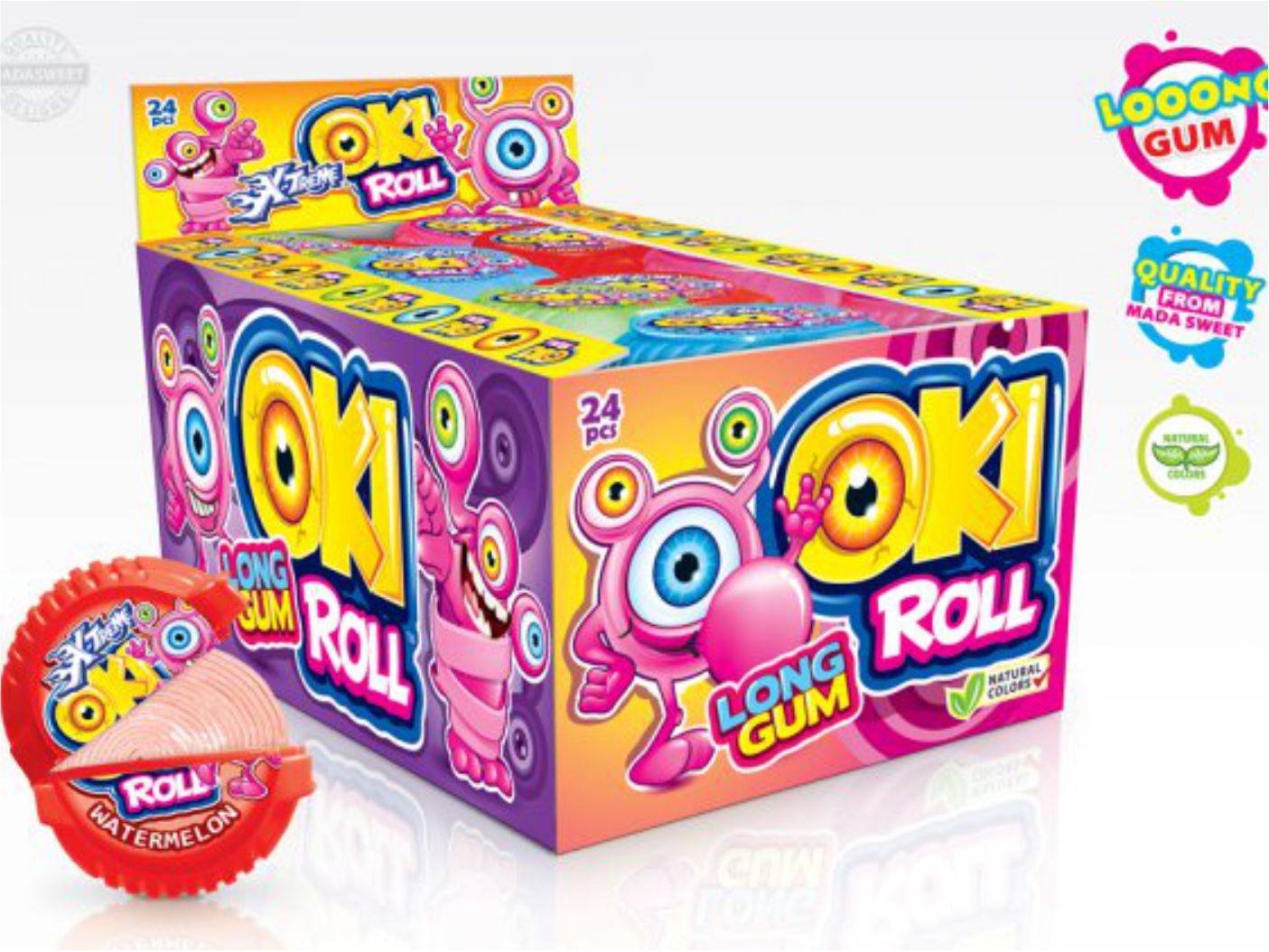 Bubble Gum Oki Roll Gum | Yavuz Europe